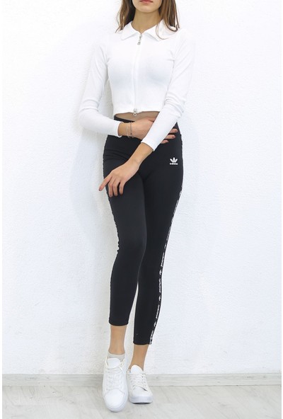 Bkmc Yanı Şeritli Şardonlu Tayt Siyah3 Bkmc Yanı Şeritli Şardonlu Tayt Siyah3