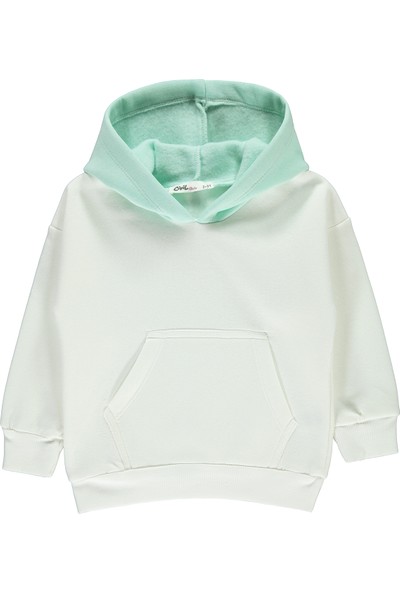 Civil Girls Kız Çocuk Kapüşonlu Sweatshirt 2-5 Yaş Ekru