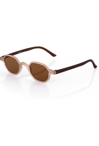 Twelve Unisex Mini Sekizgen Kemik Güneş Gözlüğü