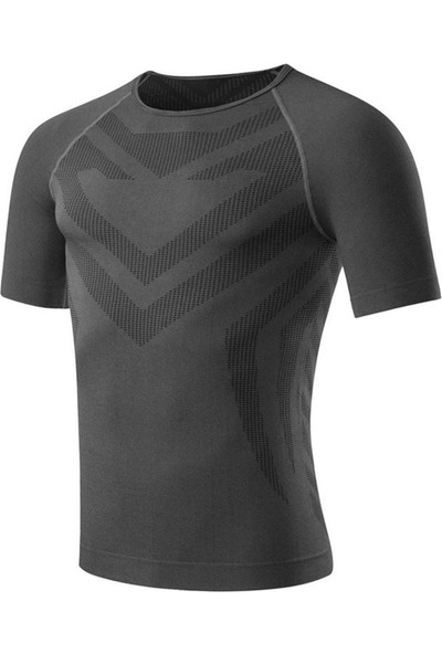 Tcherchi Erkek Kısa Kollu Fitness Tişörtü (Yurt Dışından)