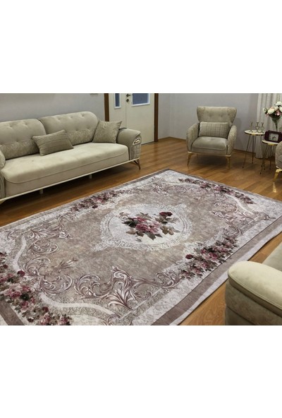 Allgelsin Çepeçevre Lastikli Halı Örtüsü Dekoratif Halı Kılıfı