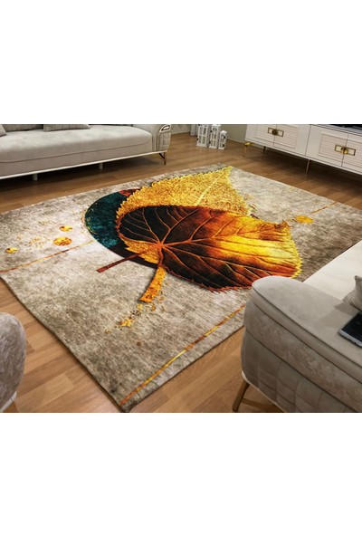 Allgelsin Çepeçevre Lastikli Halı Örtüsü Dekoratif Halı Kılıfı