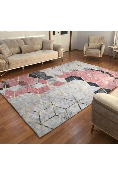 Allgelsin Çepeçevre Lastikli Halı Örtüsü Dekoratif Halı Kılıfı