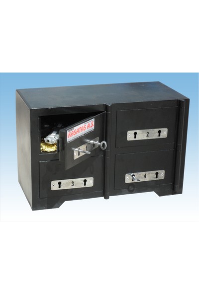 Kasataş 004AGS 4 Gözlü Emanet Kasası 305022CM 20KG 249 A