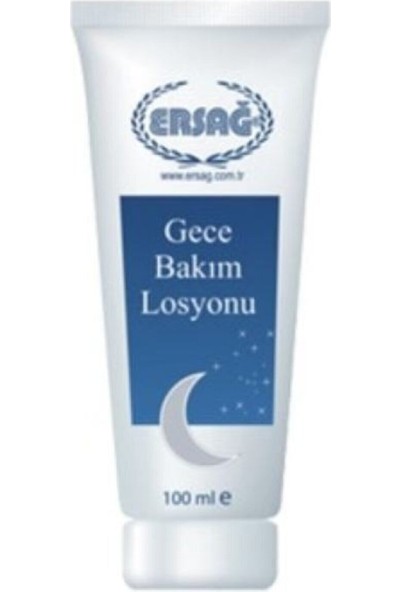Ersağ Gece Bakım Losyonu 100 ml Ersağ Gece Bakım Losyonu 100 ml