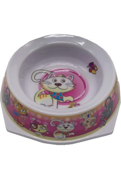 202542-ALLY Paws Desenli Melamin Mama Kabı 300ML