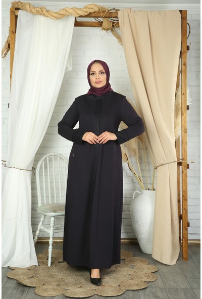 Tuğralı Lacivet Kadın Manto Tuğralı Lacivet Kadın Manto