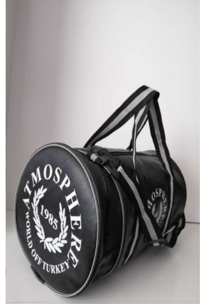 Sepete Ekle Unisex Siyah Silindir El ve Omuz Spor Çantası Sepete Ekle Unisex Siyah Silindir El ve Omuz Spor Çantası