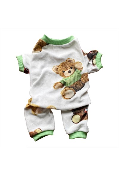 Kemique Teddy Green Penye Tulum Köpek Tulumu Gri L Kemique Teddy Green Penye Tulum Köpek Tulumu Gri L