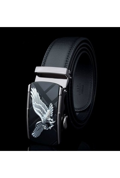 Charge Kartal Metal Tokalı Deri Erkek Kemer