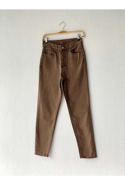 Retrobird Kahverengi Mom Jean Kadın