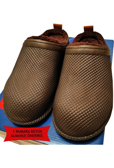 Gezer Erkek Içi Peluş Iç Dış Mekan Terliği Gezer Erkek Içi Peluş Iç Dış Mekan Terliği