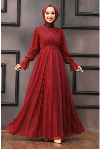 Neva Style Tesettürlü Abiye Elbiseler - Kiremit Tesettür Abiye Elbise 22202KRMT Neva Style Tesettürlü Abiye Elbiseler - Kiremit Tesettür Abiye Elbise 22202KRMT