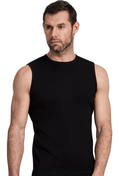 Namaldı Erkek Ribana Kolsuz Bisiklet Yaka Atlet Namaldı Erkek Ribana Kolsuz Bisiklet Yaka Atlet