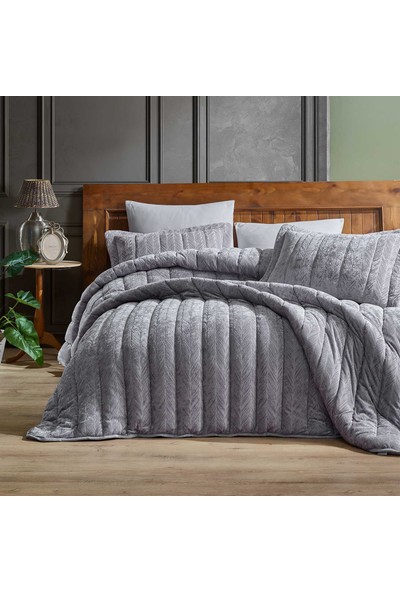 Comfort Yeni Nesil Uykuseti - 6 Parça Velvet Gümüş (230X220CM) Comfort Yeni Nesil Uykuseti - 6 Parça Velvet Gümüş (230X220CM)