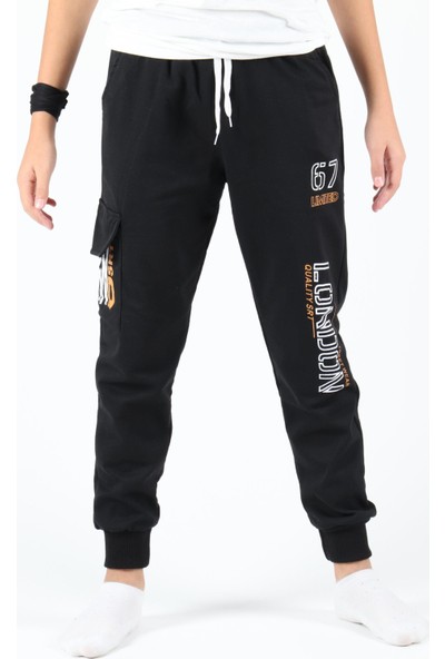 Minies Erkek Cocuk Eşofman Altı Kargo Cepli (9-16 Yaş)