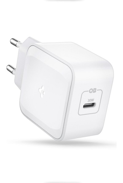 Spigen PowerArc ArcStation Pro 30W Hızlı Şarj Cihazı USB-C Gallium Nitride (GaN) iPhone / Macbook Air / iPad Destekli Adaptör - ACH02077 Spigen PowerArc ArcStation Pro 30W Hızlı Şarj Cihazı USB-C Gallium Nitride (GaN) iPhone / Macbook Air / iPad Destekli Adaptör - ACH02077