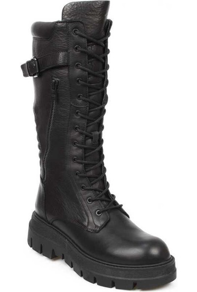 Greyder 30990 Kadın Trendy Postal Siyah Çizme