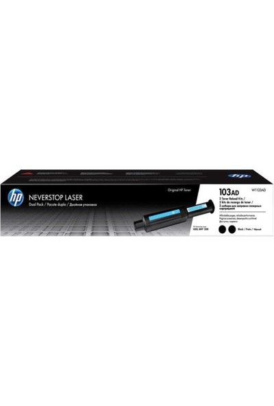 Hp 103AD-W1103AD Toner Dolum Seti Ikili Paket Hp 103AD-W1103AD Toner Dolum Seti Ikili Paket