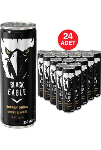 MEYSU Black Eagle 250 ml Enerji Içeceği 24 Lü Paket MEYSU Black Eagle 250 ml Enerji Içeceği 24 Lü Paket