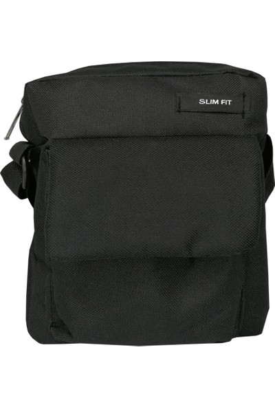 Phasespace Postacı Çanta Siyah Omuz Çantası