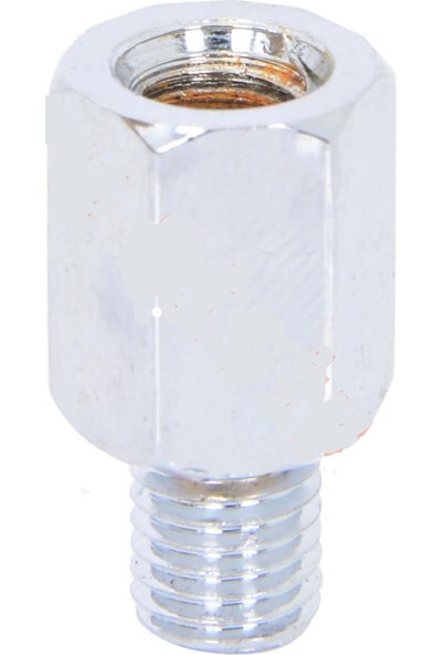 Motospartan MOTOR AYNA ADAPTÖRÜ APARATI +10MM -10MM [ 10MM DÜZDEN 10MM TERSE] KROM