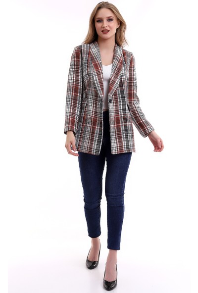 TheCey's The Cey's Ekoseli Blazer Ceket