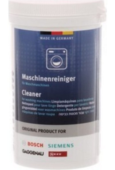 Bosch -Siemens Çamaşır Makineleri Için Temizleyici Bosch -Siemens Çamaşır Makineleri Için Temizleyici