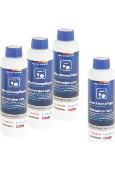 Bosch -Siemens Bulaşık Makineleri Için Temizleyici Ekonomik Paket 4'lü Bosch -Siemens Bulaşık Makineleri Için Temizleyici Ekonomik Paket 4'lü