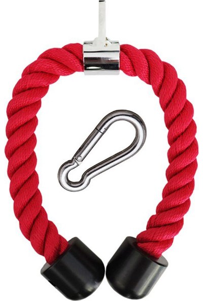 CrewSport Rope Pushdown Triceps Halatı Kırmızı CrewSport Rope Pushdown Triceps Halatı Kırmızı