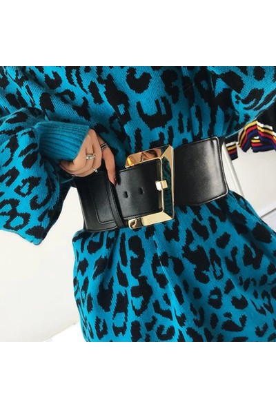 Charge Büyük Metal Tokalı Kalın Kadın Kemer Charge Büyük Metal Tokalı Kalın Kadın Kemer