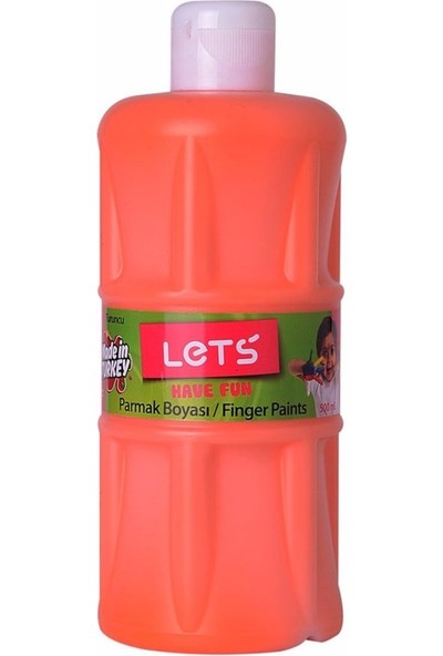 Lets L-5003 Parmak Boyası 500 ml Turuncu Lets L-5003 Parmak Boyası 500 ml Turuncu
