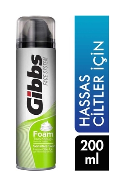 Gibbs Tıraş Köpüğü 200 ml Hassas Ciltler Için Gibbs Tıraş Köpüğü 200 ml Hassas Ciltler Için