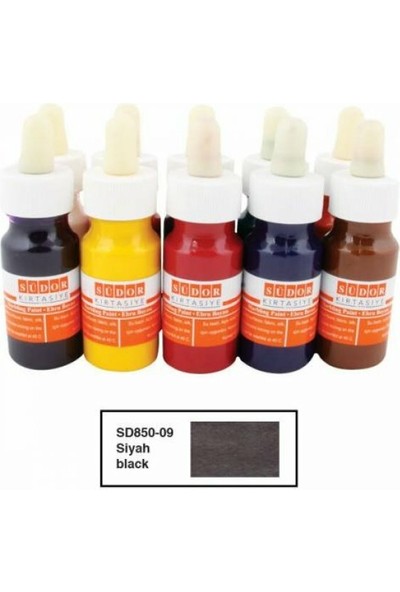 Südor Ebru Boya Şişe Siyah 25 Ml