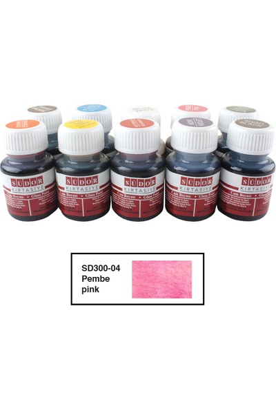 Südor Pembe Su Bazlı Cam Boyası 15ml