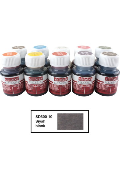 Südor Siyah Su Bazlı Cam Boyası 15ml