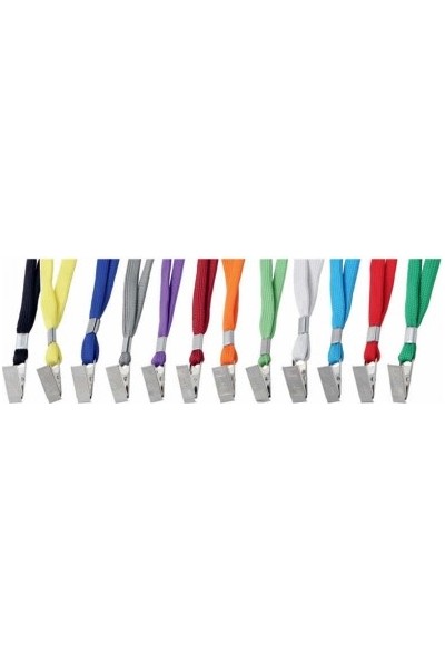 Sarff Kart Askı Ipi Siyah Metal Klipsli Sarff Kart Askı Ipi Siyah Metal Klipsli