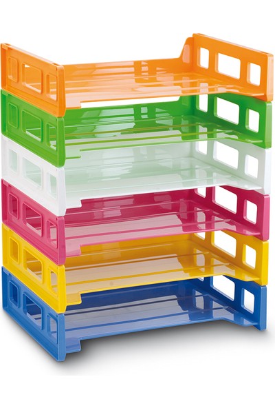 Mas 835 Yeşil Yan Blok Evrak Rafı