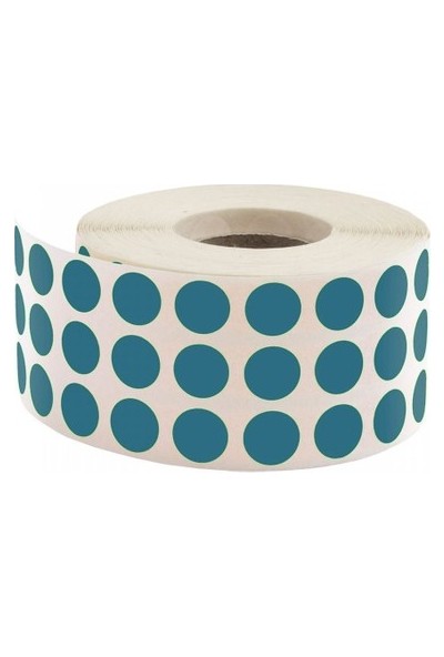 Taneks 10 mm Mavi Nokta Etiket 5000li