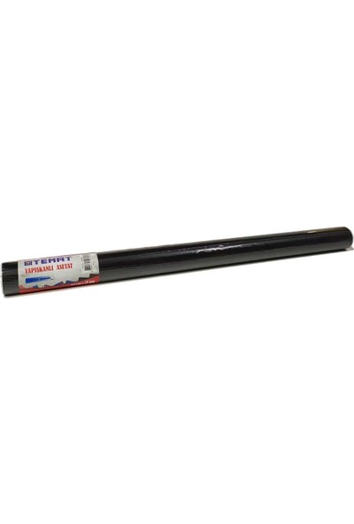 Inox 45CM*2M Yapışkanlı Asetat Siyah 08639 Inox 45CM*2M Yapışkanlı Asetat Siyah 08639