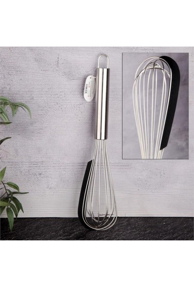 Tohana Silikon Sıyırma Aparatlı Çelik Çırpıcı THN75014