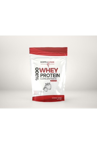 Doppel Leben Çilek Aromalı Protein Tozu 150 gr