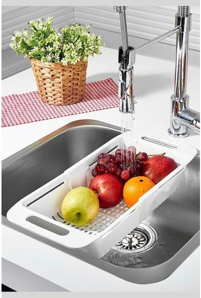 Mim Life Ayarlanabilir Pratik Sebze Meyve Yıkama Saklamalavabo Süzgeci