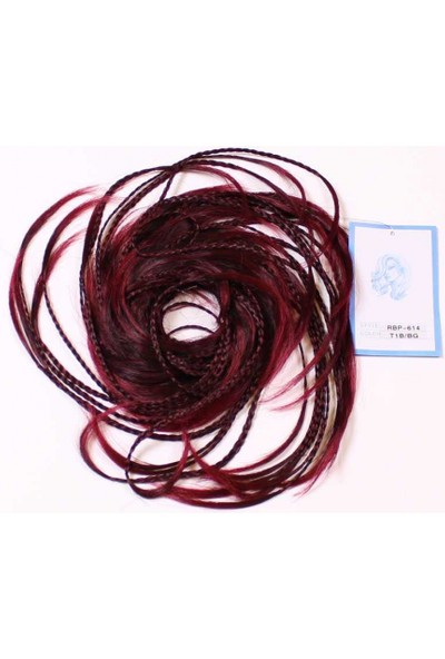 AYTUĞ PERUK Siyah Mor Ombre Topuz Lastikli Kalın Örgülü AKSESUAR-RBP614-T1B.BG AYTUĞ PERUK Siyah Mor Ombre Topuz Lastikli Kalın Örgülü AKSESUAR-RBP614-T1B.BG