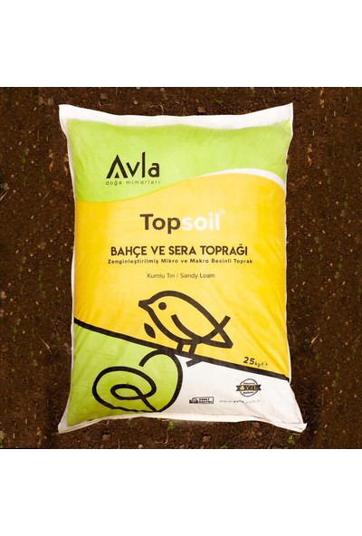 Avla Doğa Mimarları Bahçe ve Sera Toprağı 25 kg Avla Doğa Mimarları Bahçe ve Sera Toprağı 25 kg