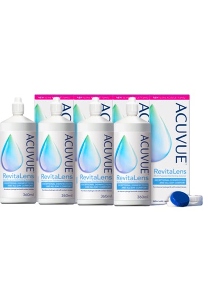 Acuvue Revita Lens Solüsyon 4 Kutu Set Acuvue Revita Lens Solüsyon 4 Kutu Set