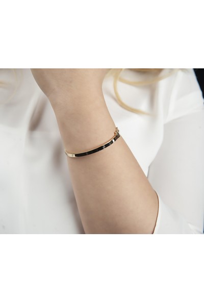 Poçan Kuyumculuk Taşsız Kelepçe Bilezik