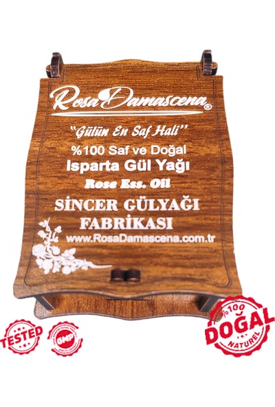 Rosadamascena Saf Isparta Gülyağı 1 Gram