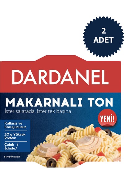 Dardanel Makarnalı Ton Balığı 185 gr 2'li