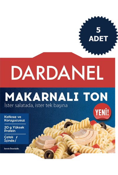 Dardanel Makarnalı Ton Balığı 185 gr 5'lı